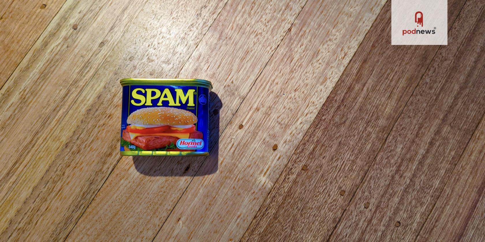 Spam sent via our RSS feed email address