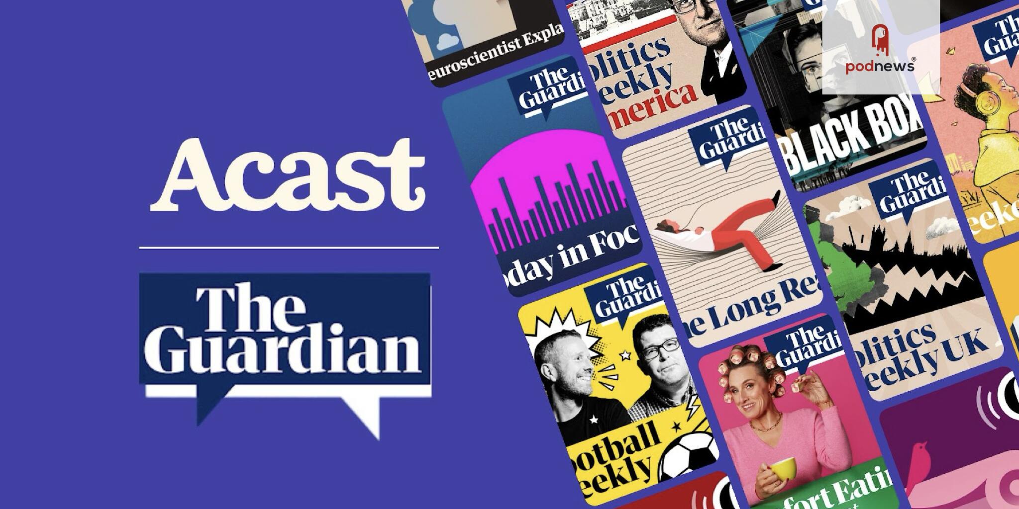 The Guardian re-sign global podcast contract with Acast