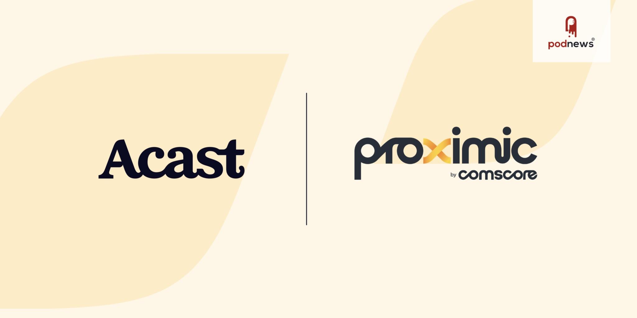 Acast Inks Partnership with Proximic by Comscore for Cookie-Free ...
