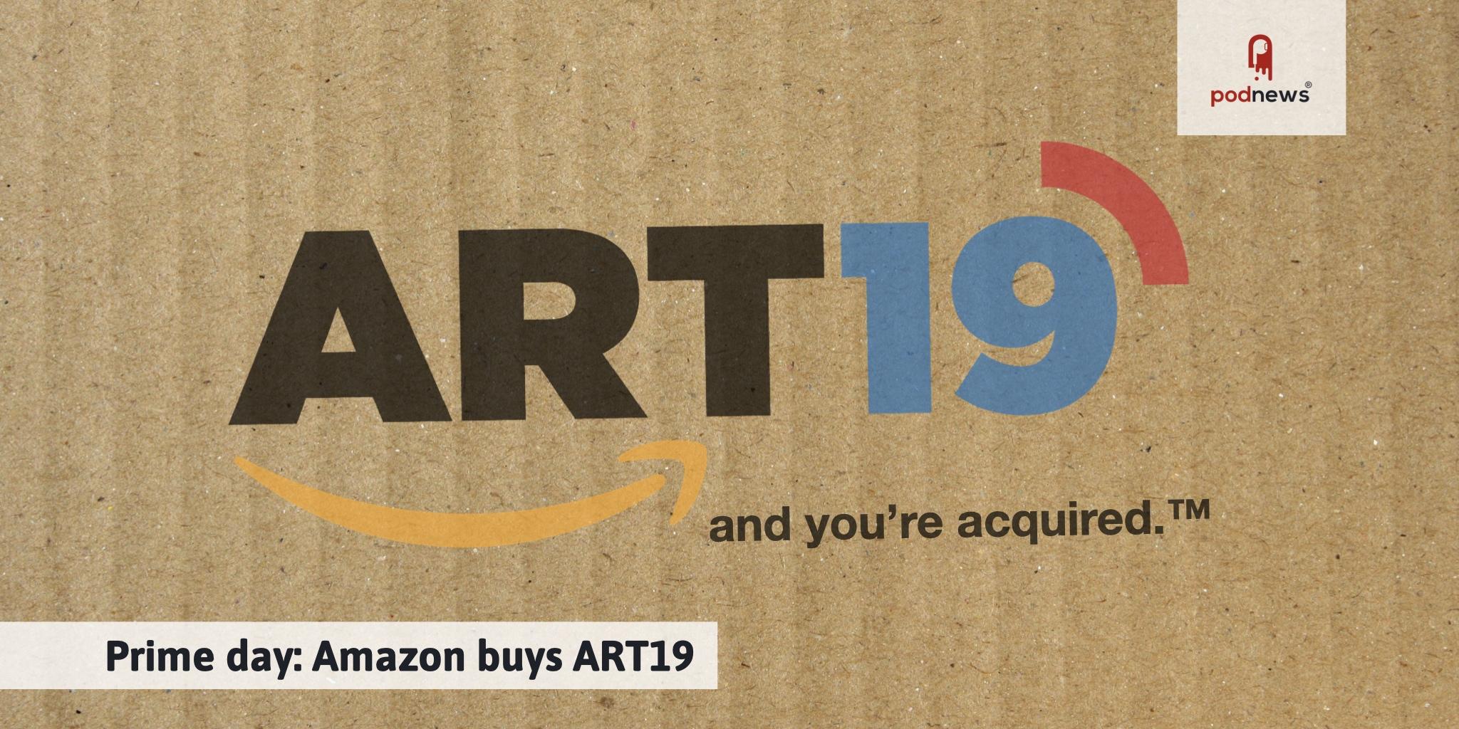 Prime day: Amazon buys ART19