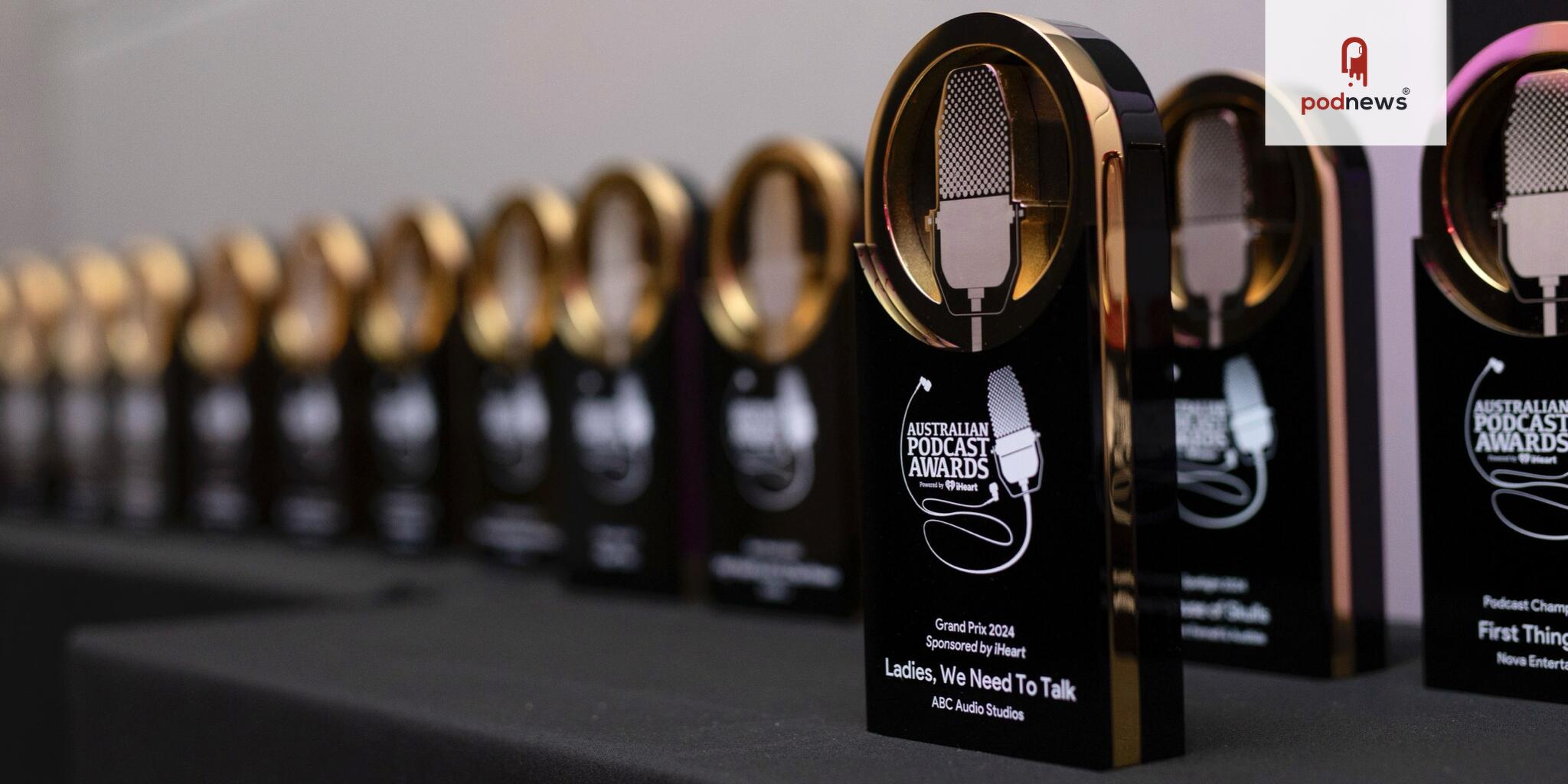 Top Podcasting Talent Celebrated at the 2024 Australian Podcast Awards