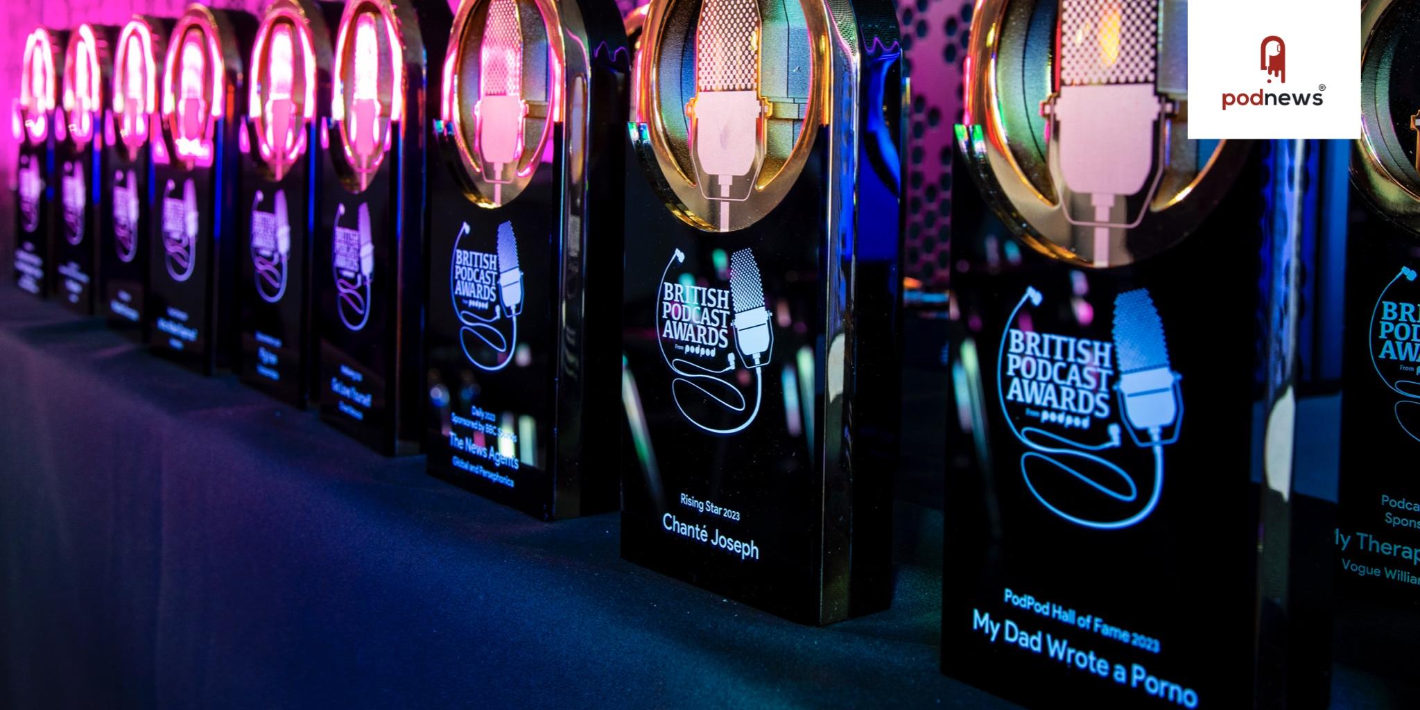 Entries now open for this year's British Podcast Awards