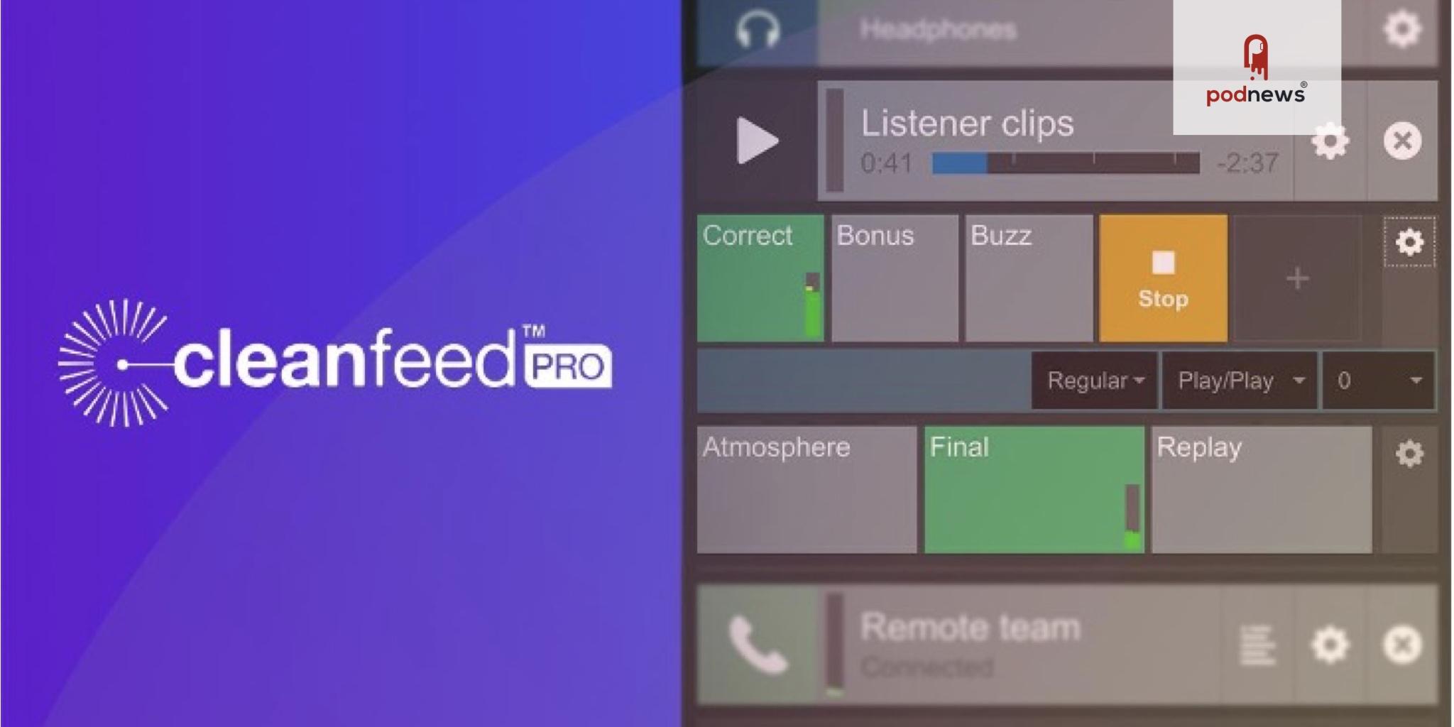 Cleanfeed Launches New Studio Tools for Podcasters and Broadcasters