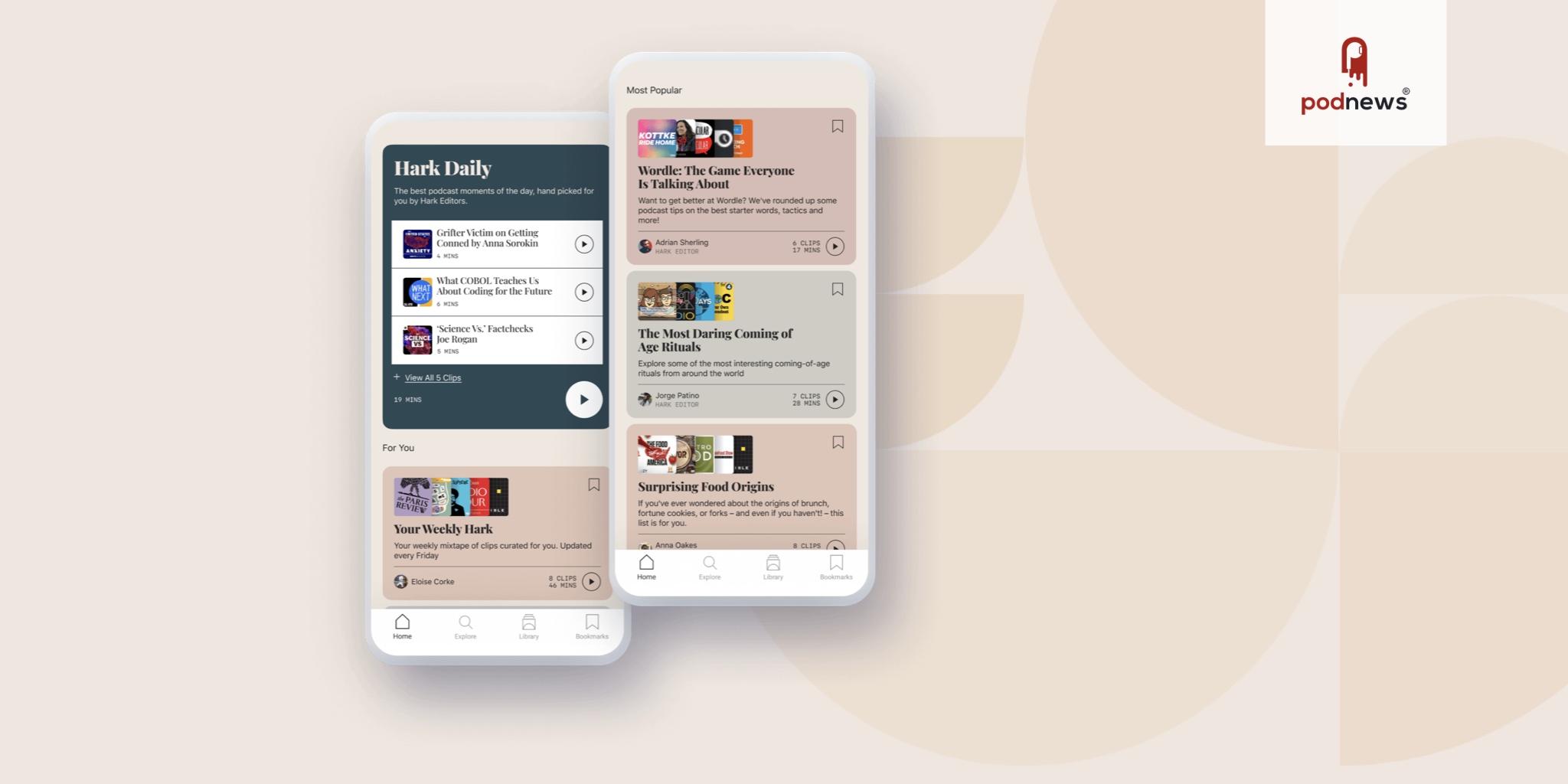 Hark Audio Announces The Conversation, a New Product for Curating the Best Podcast Moments