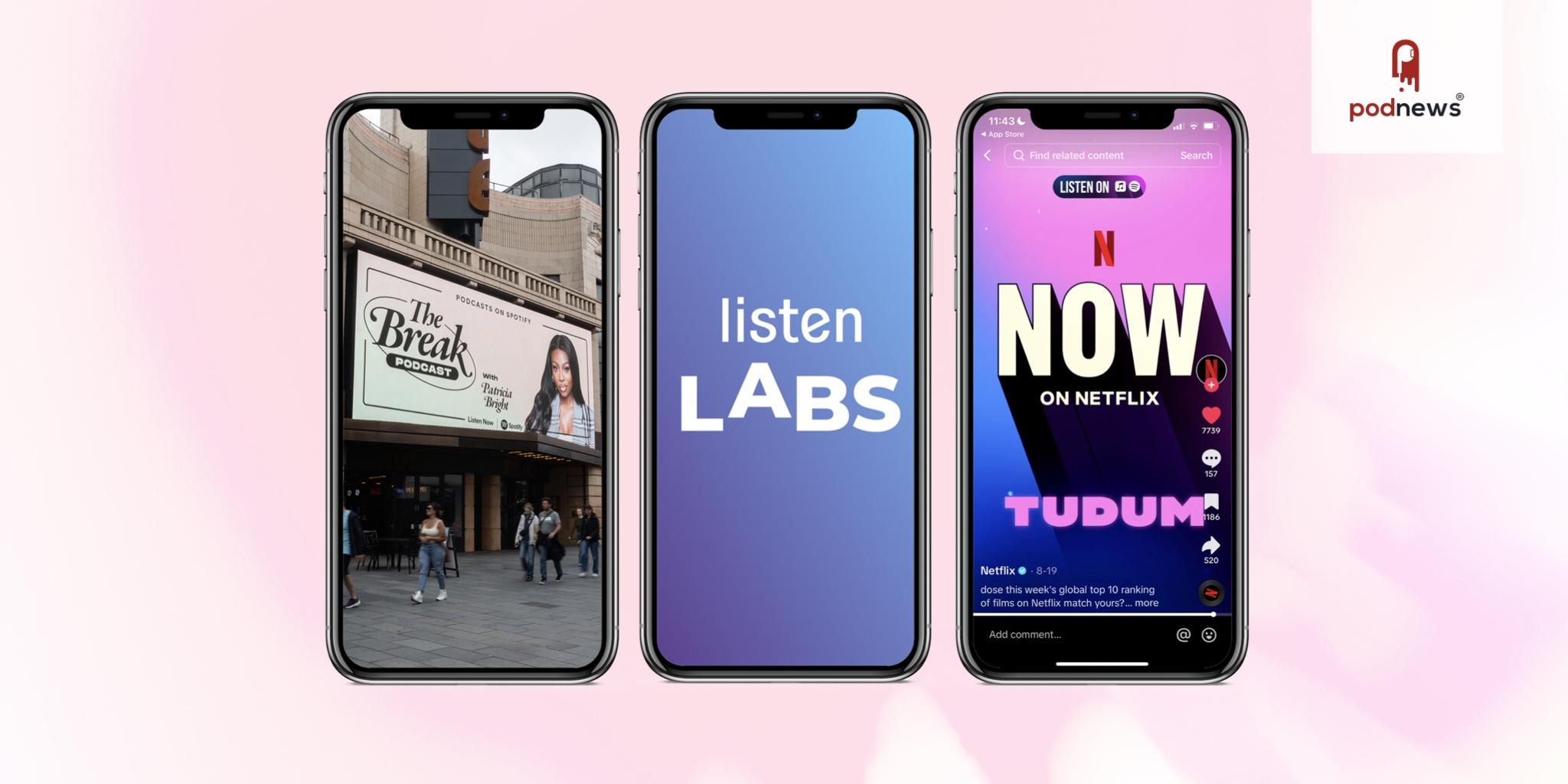 LABS: Leading British Podcast Production Agency, Listen, Launches New ...
