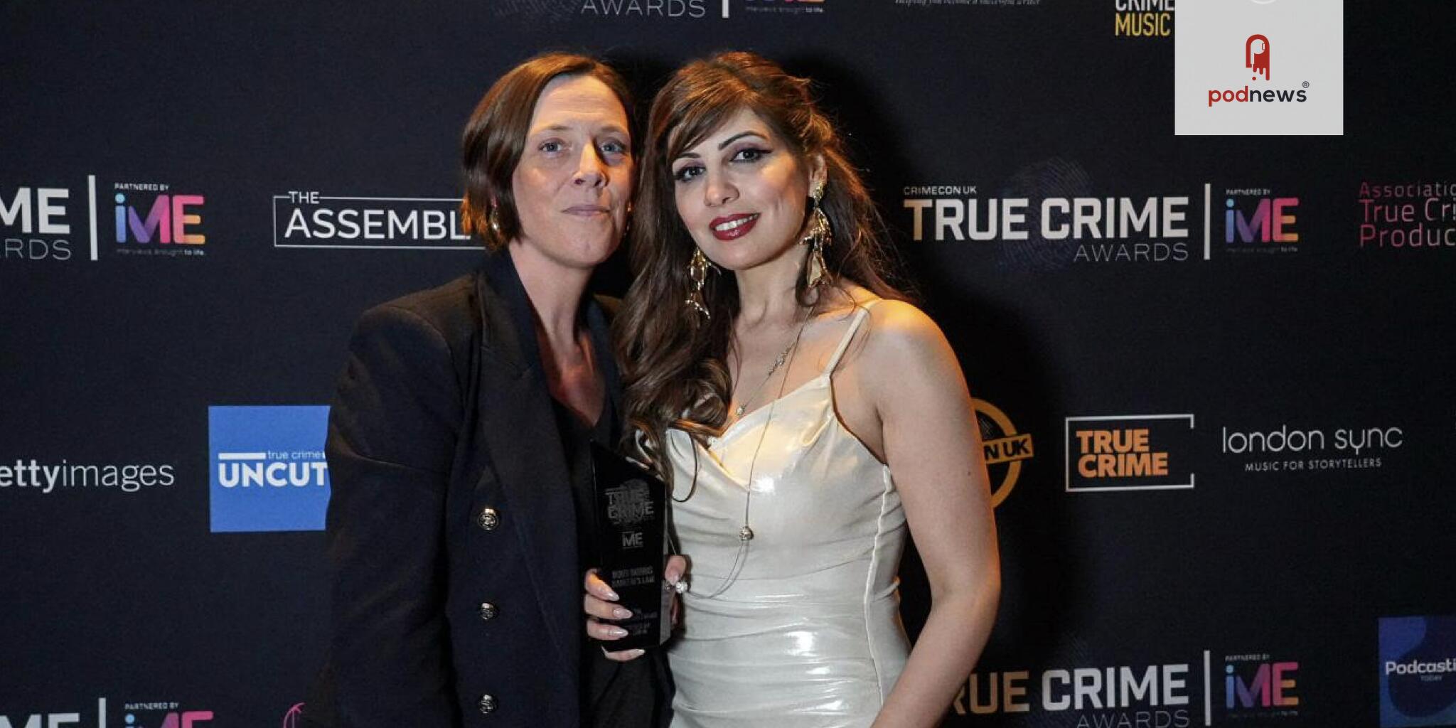 MP Jess Phillips honours campaigner at the True Crime Awards 2025