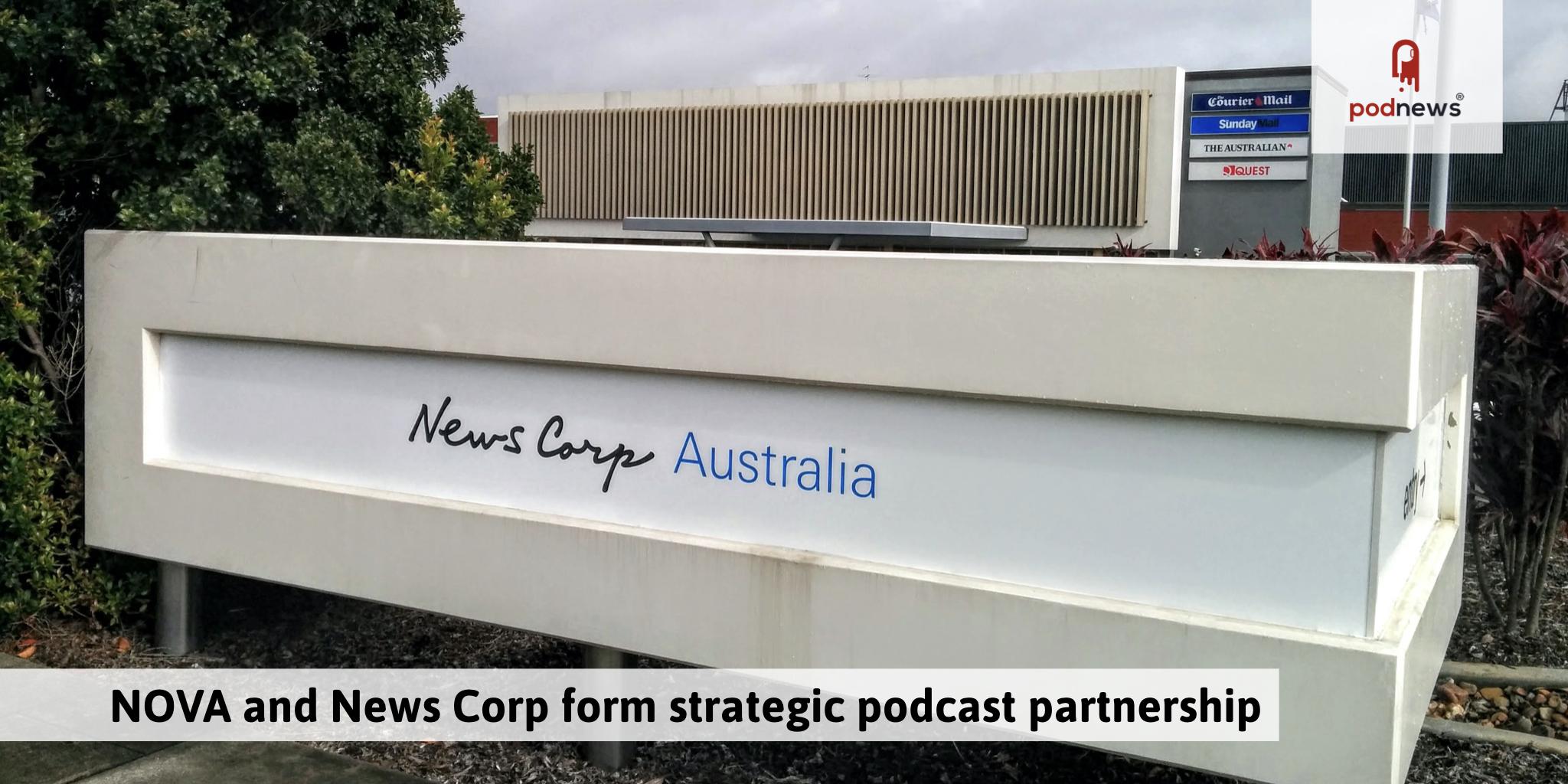News Corp Australia and NOVA Entertainment form strategic podcast ...