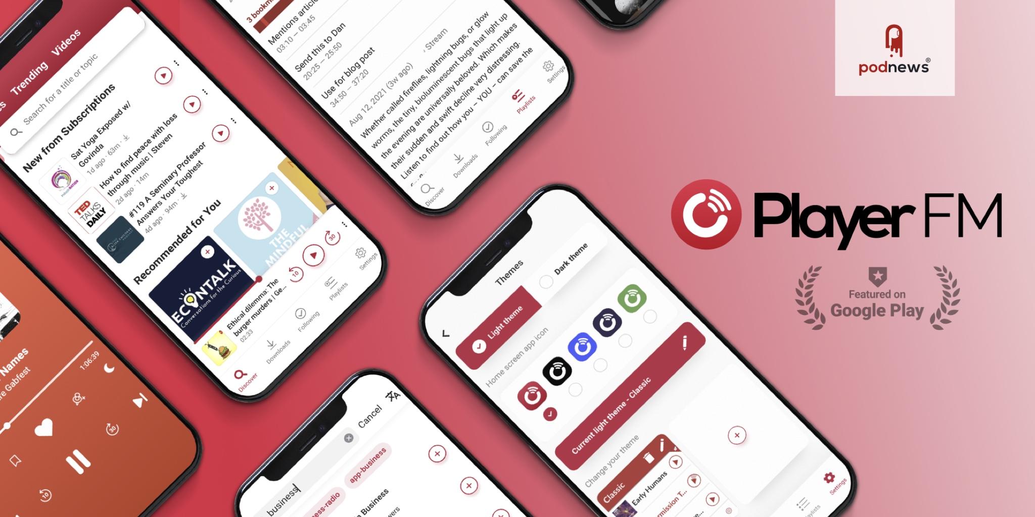 How we... redesigned Player FM
