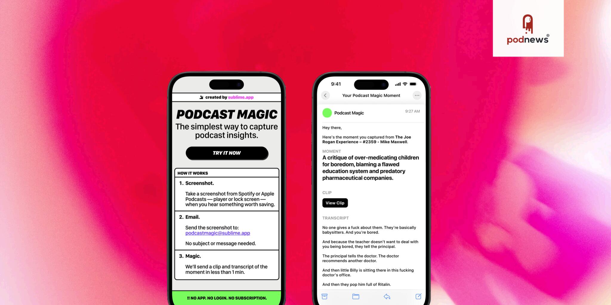 Podcast Magic launches: the simplest way to capture and share podcast ...
