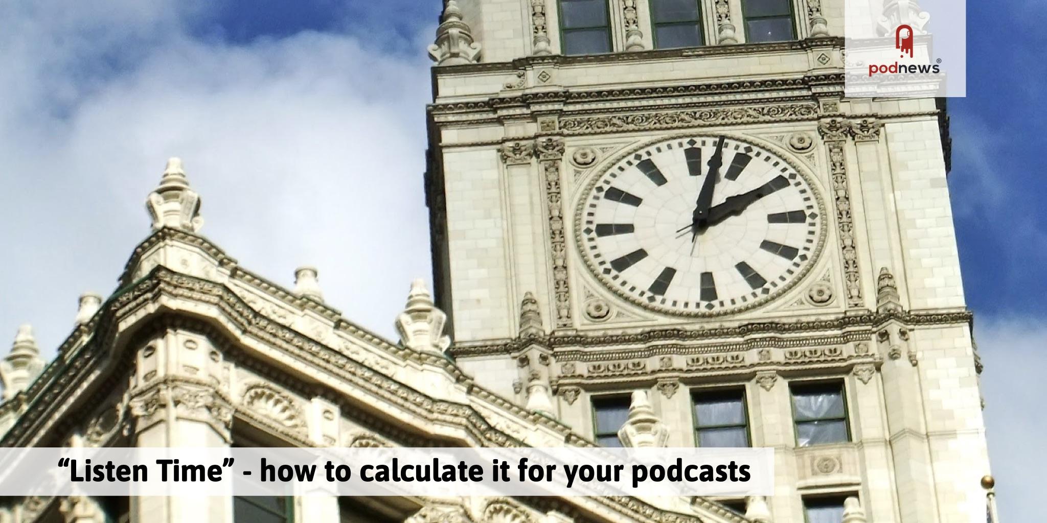 “Listen Time” - how to calculate it for your podcasts