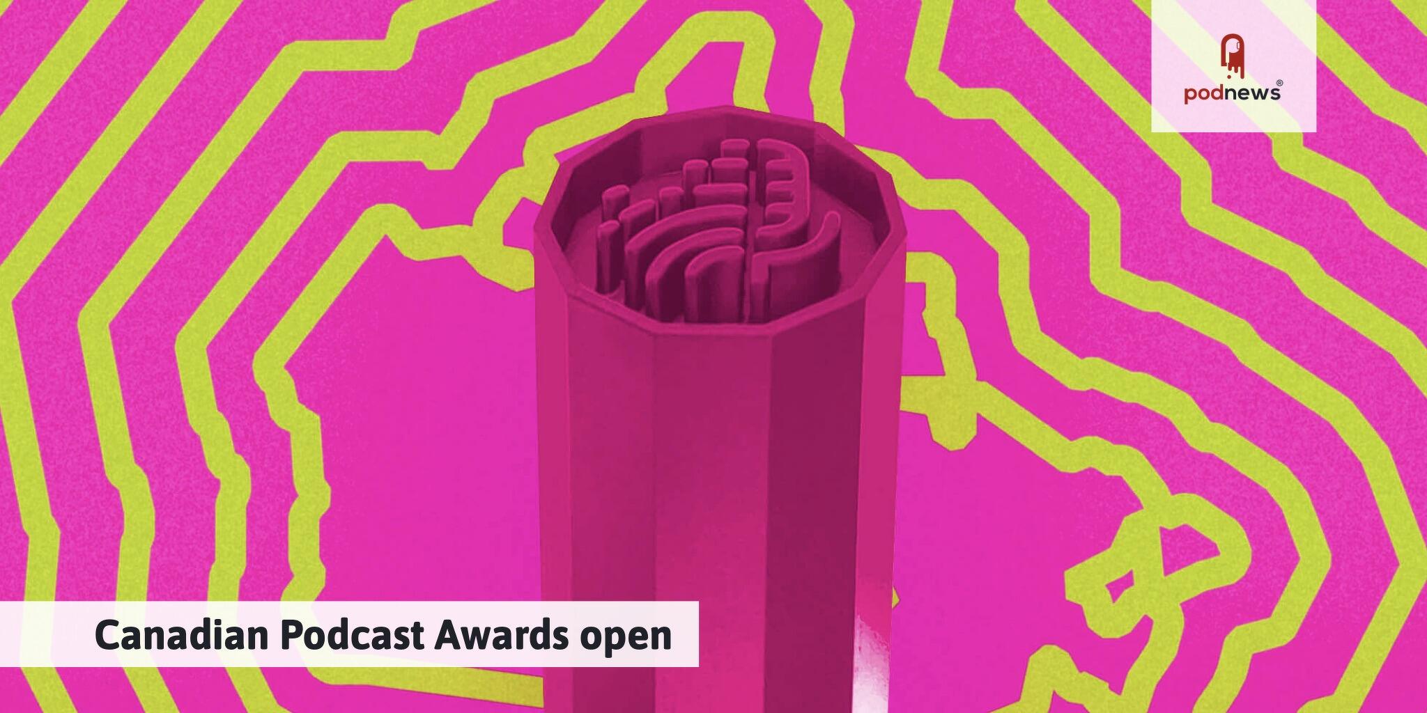 Canadian Podcast Awards open