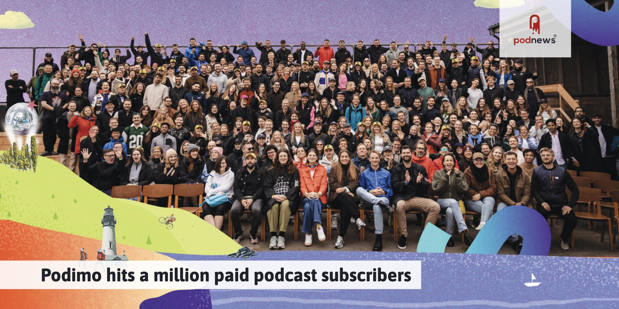 Podimo hits a million paid podcast subscribers
