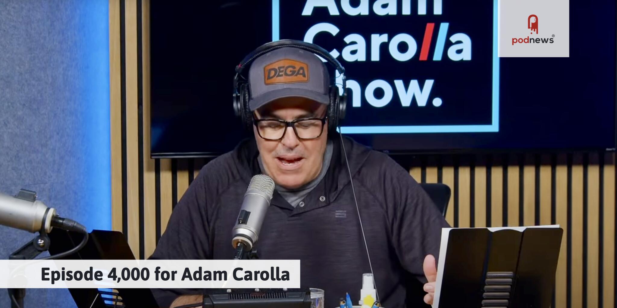 Episode 4,000 for Adam Carolla