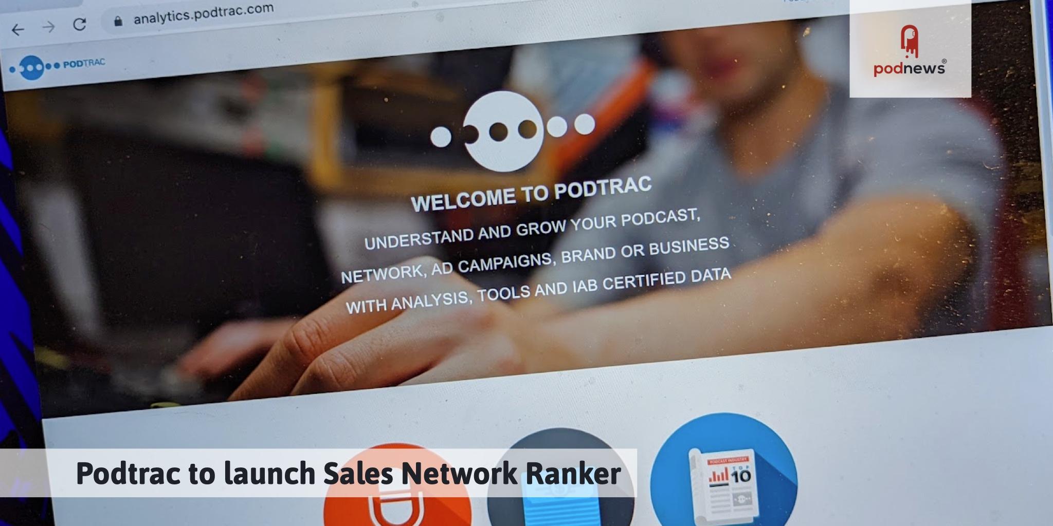 Podtrac to measure sales networks