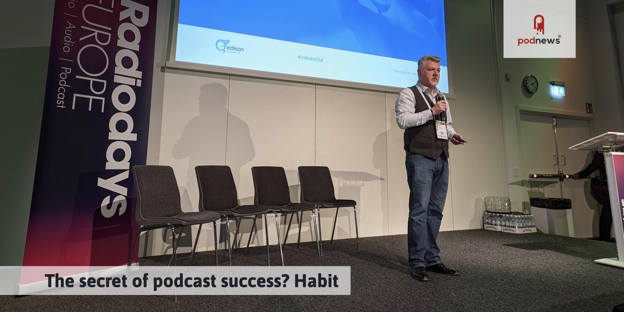 The secret of podcast success? Habit