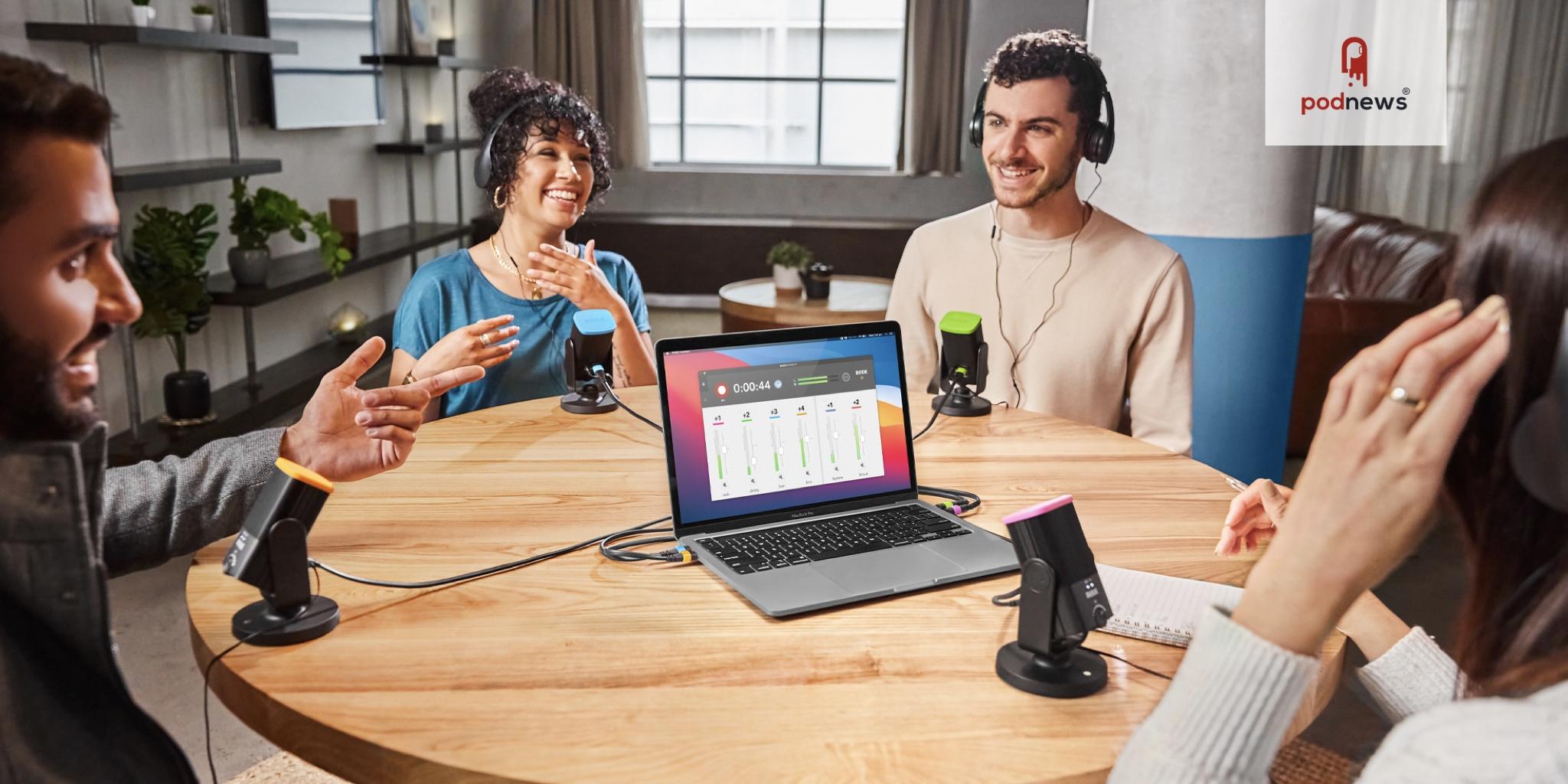 RØDE Connect lets you connect four NT-USB Mini microphones to one computer