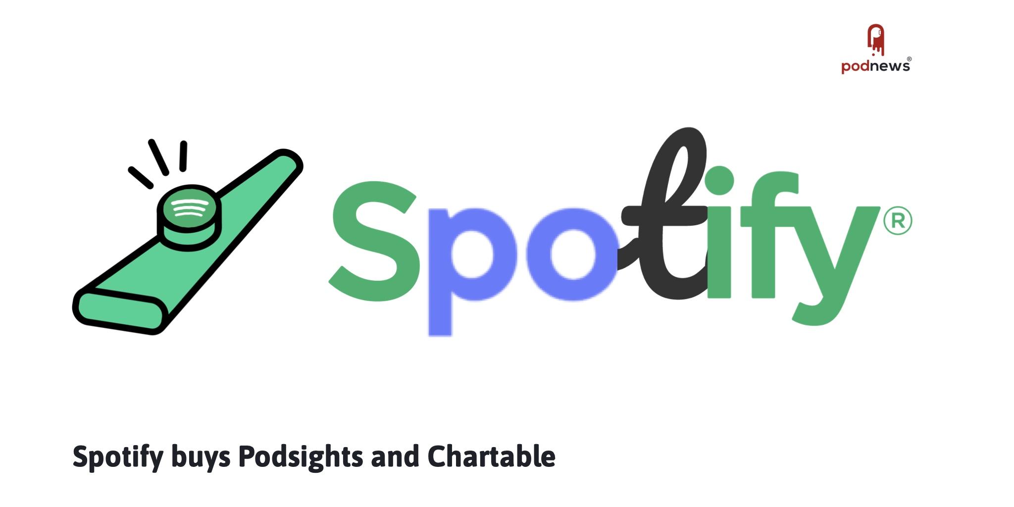 Spotify buys Podsights and Chartable
