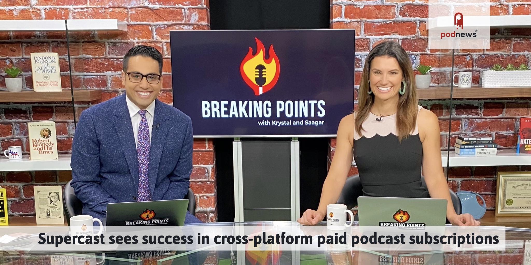 Supercast sees success in cross-platform paid podcast subscriptions