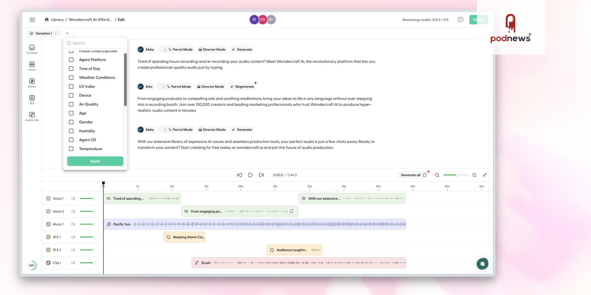 AI audio studio Wondercraft launches automated ad personalization in ...